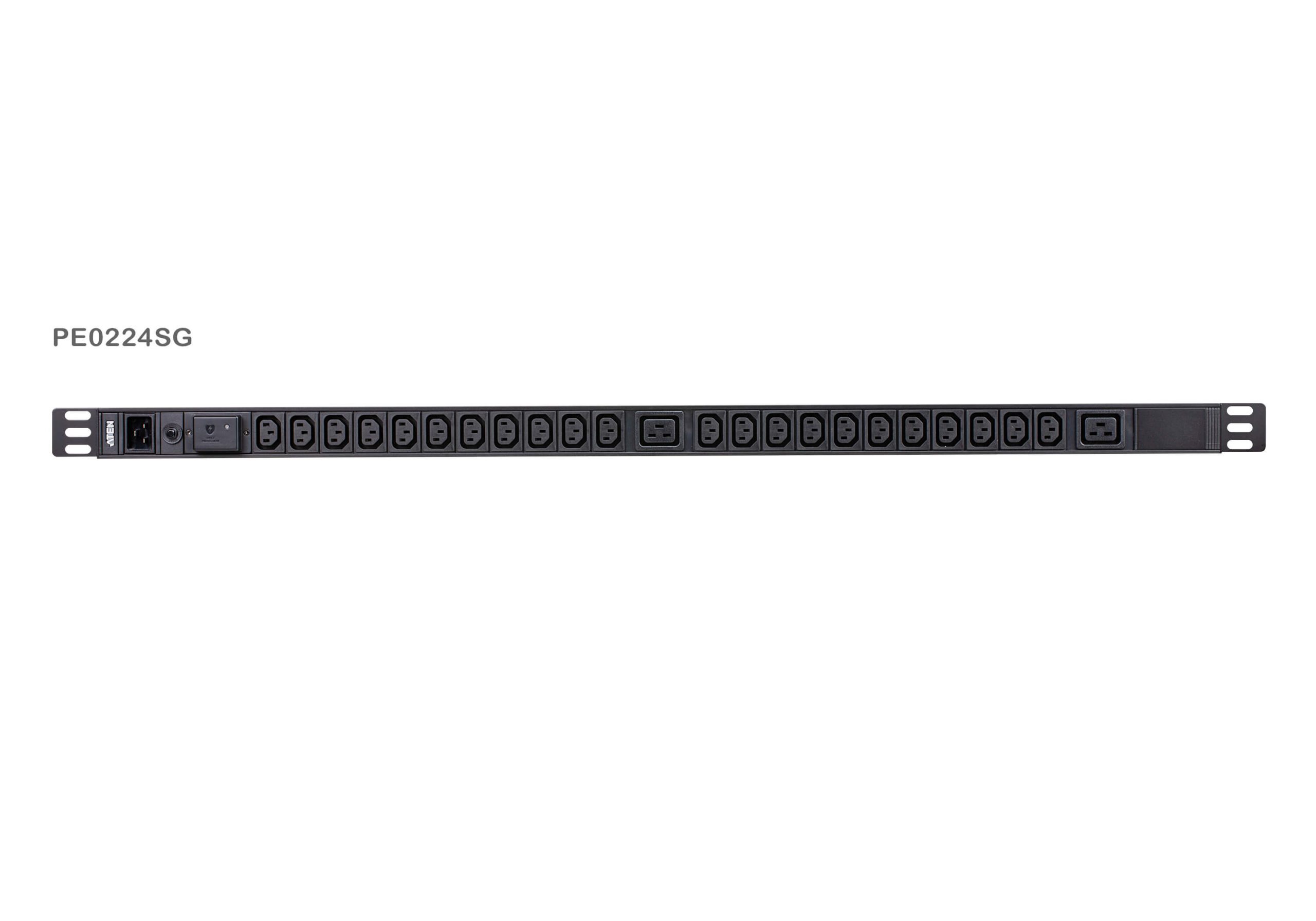 PE0224S -0U Basic PDU with Surge Protection – ATEN VIETNAM