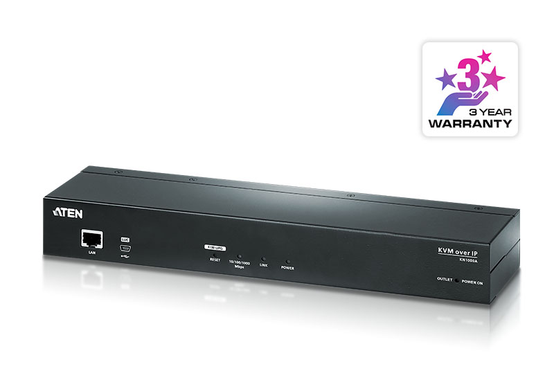 KN1000A -Single Port KVM over IP Switch with Single Port Power Switch ...